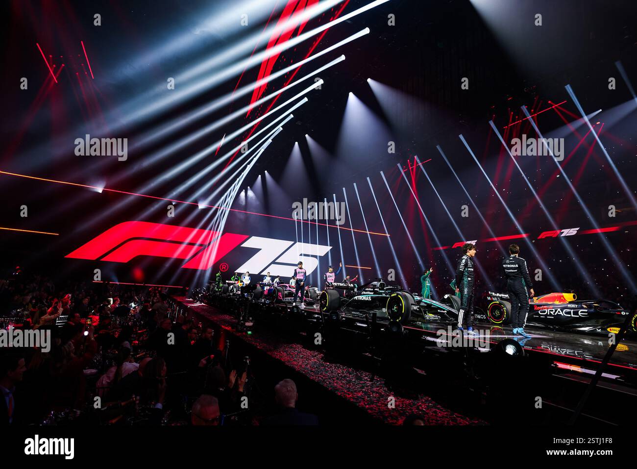 London, United Kingdom, February 18, 2025, Mercedes AMG F1 Team W16 livery reveal during the F1 ...