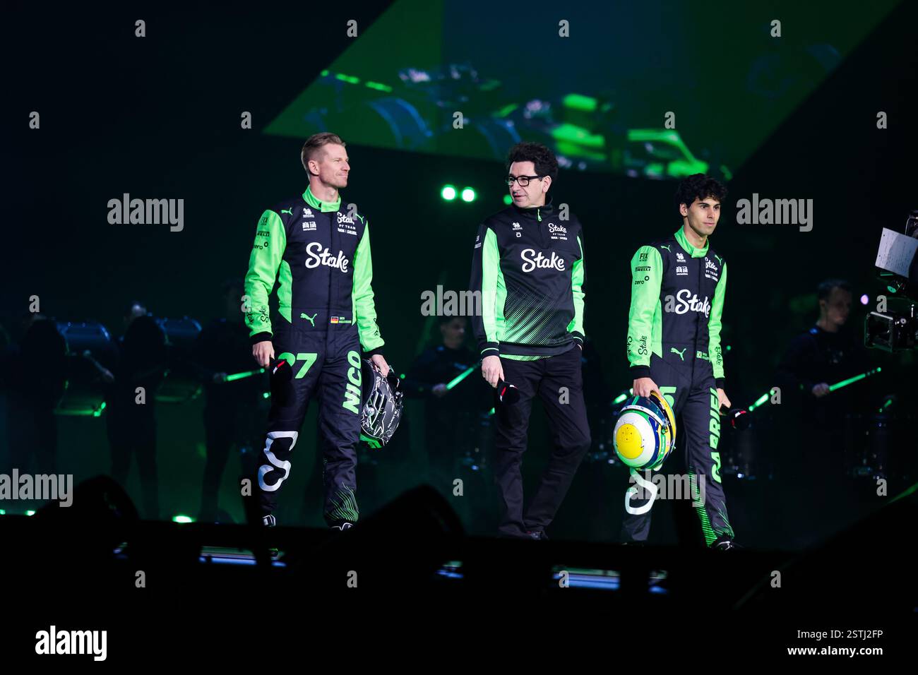 London, United Kingdom, February 18, 2025, Stake F1 Team Kick Sauber C45 livery reveal with ...