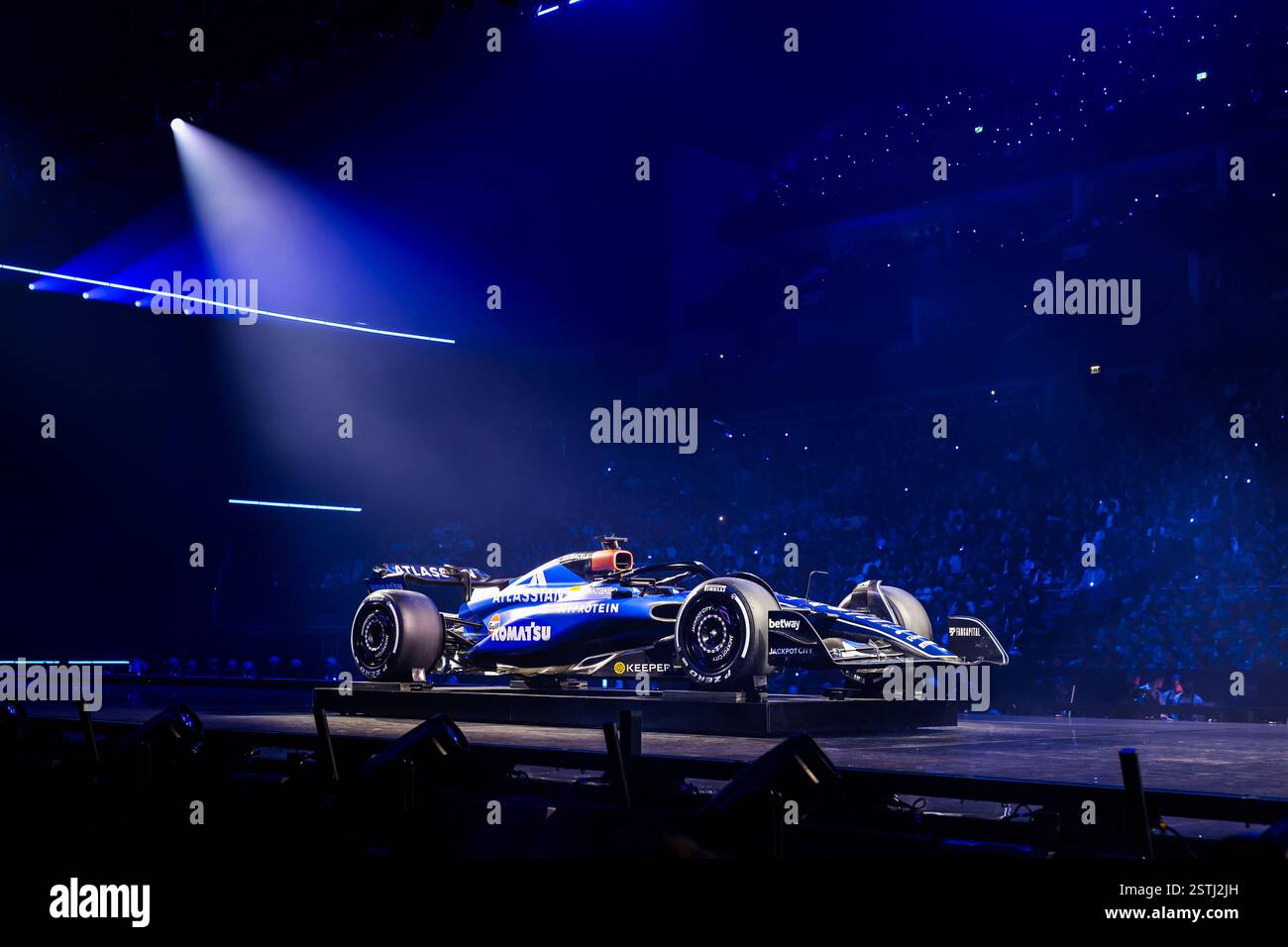London, United Kingdom, February 18, 2025, Williams Racing FW46 livery reveal with SAINZ Carlos ...