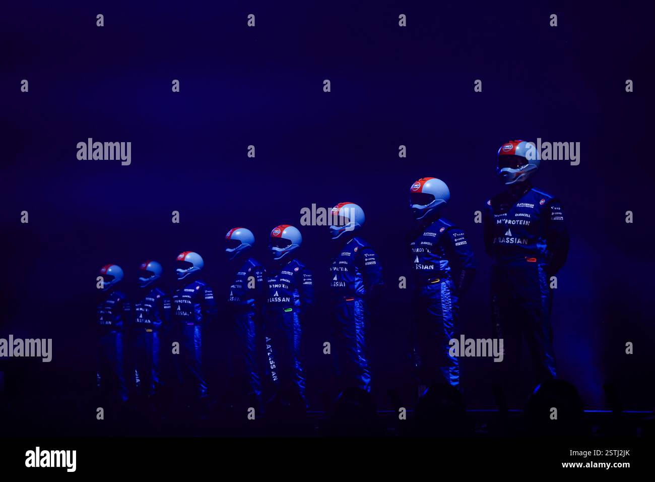 London, United Kingdom, February 18, 2025, Williams Racing FW46 livery reveal with SAINZ Carlos ...