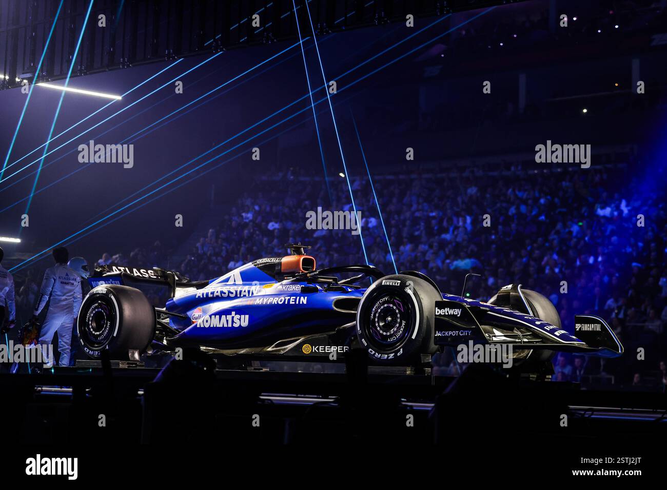 London, United Kingdom, February 18, 2025, Williams Racing FW46 livery reveal with SAINZ Carlos ...