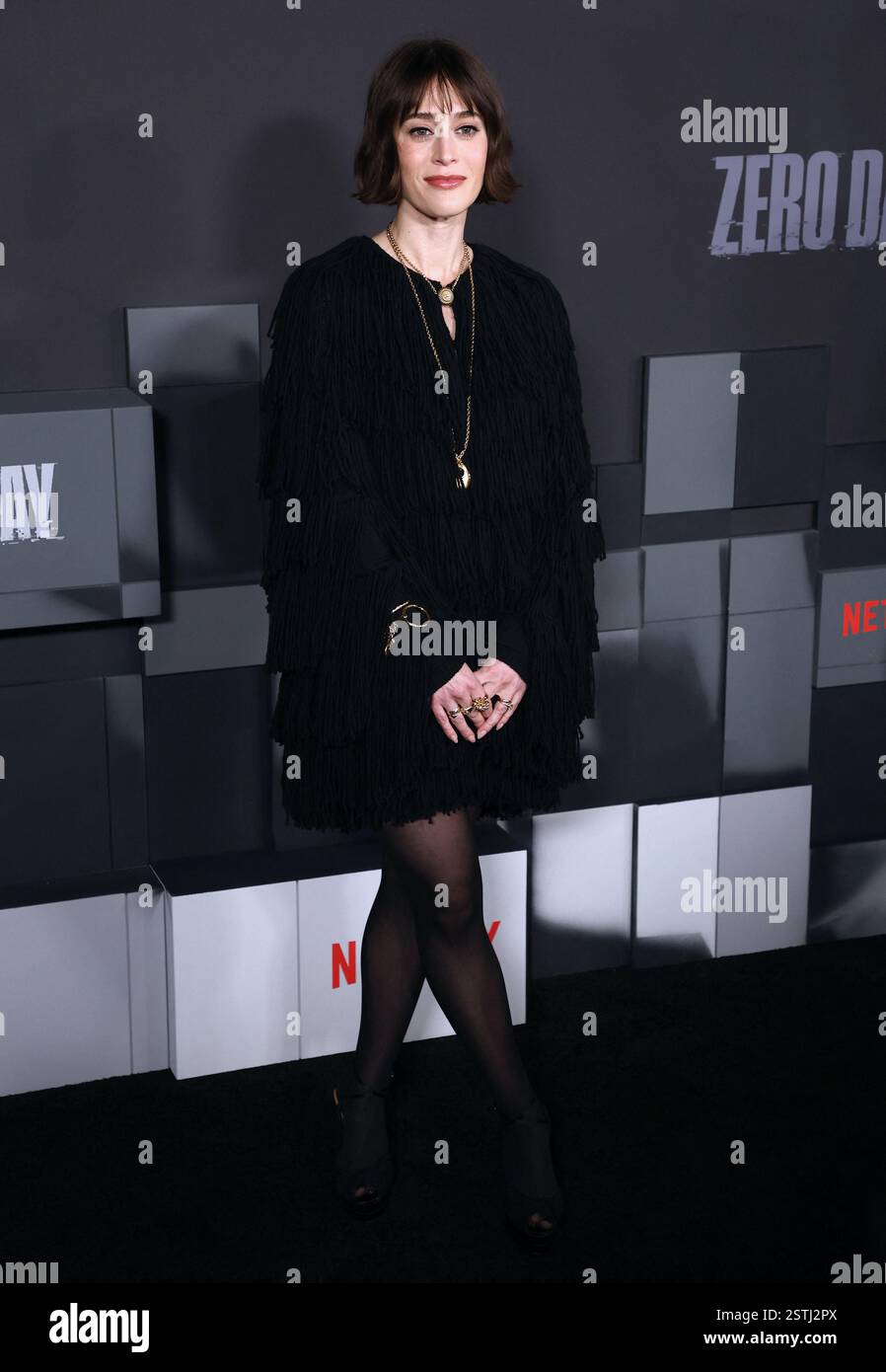 New York City, United States. 18th Feb, 2025. Lizzy Caplan attends the ...