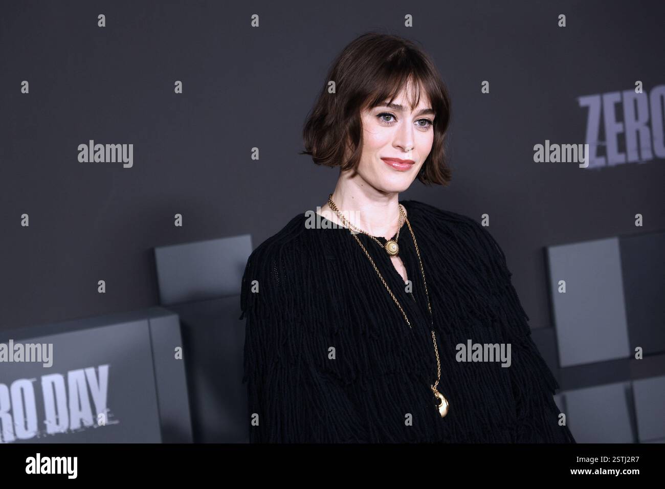 Lizzy Caplan attends the Zero Day World Premiere on Netflix in New York ...