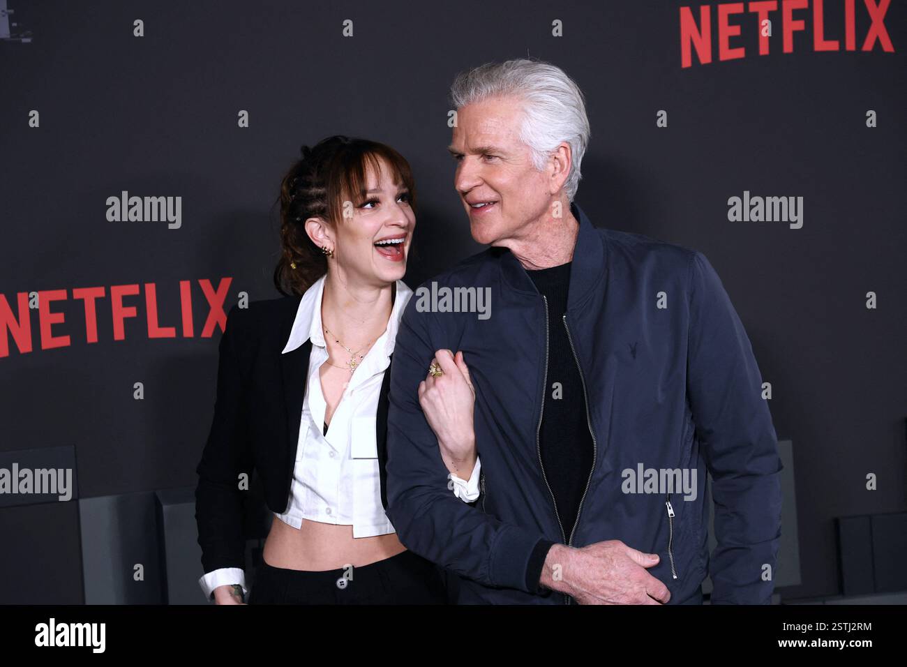 New York City, United States. 18th Feb, 2025. Ruby Modine and Matthew ...