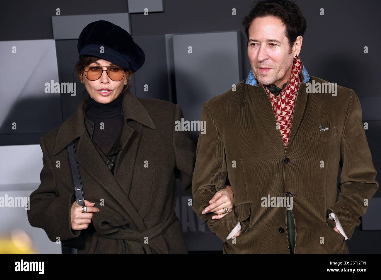 New York City, United States. 18th Feb, 2025. Gina Gershon and Rob ...