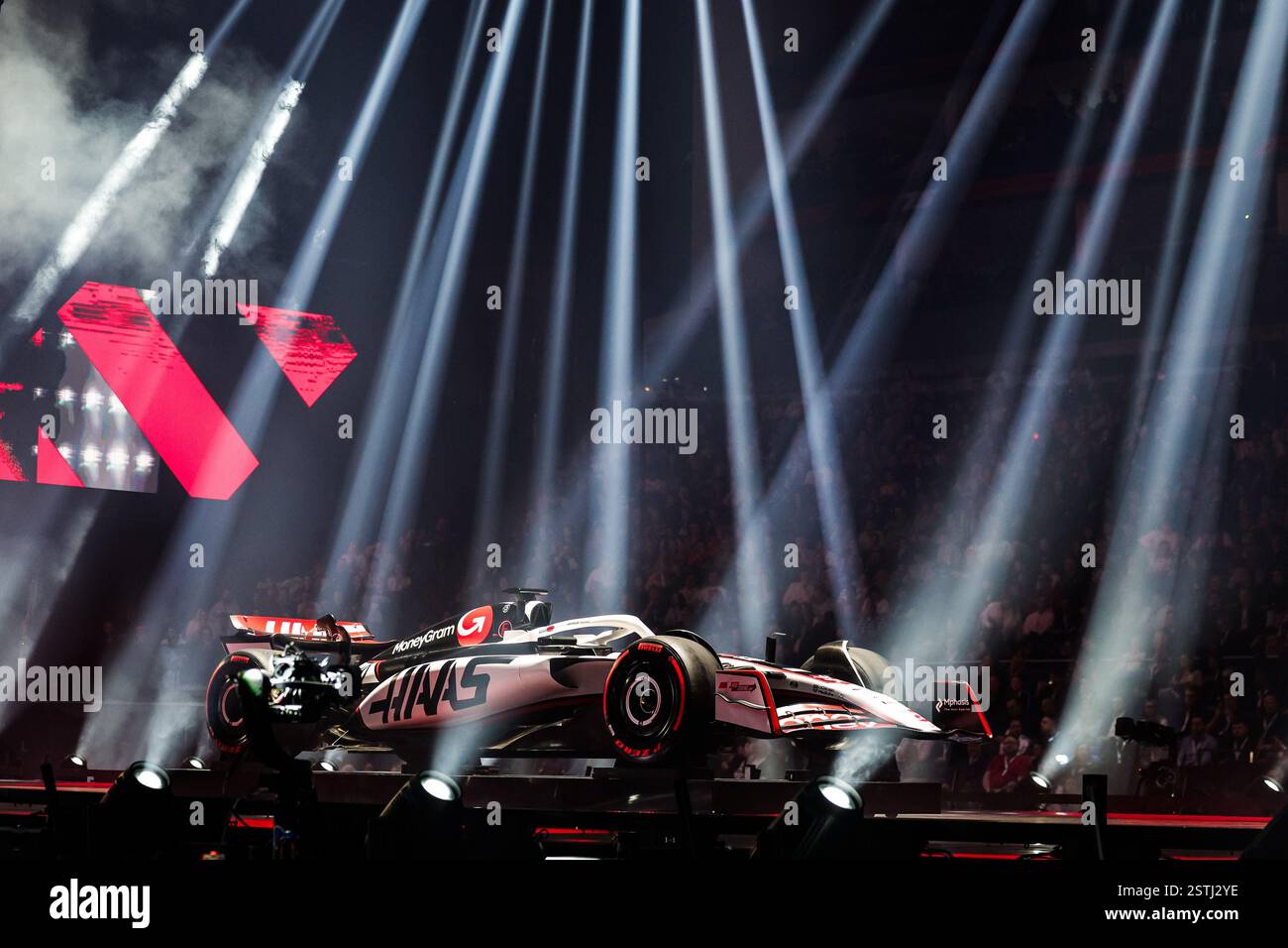 London, United Kingdom, February 18, 2025, Haas F1 Team VF-25 livery ...