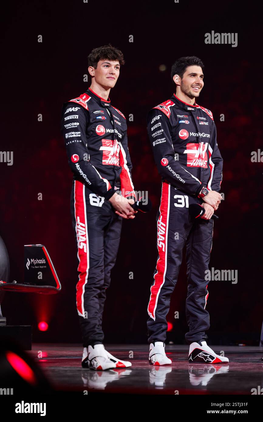 London, United Kingdom, February 18, 2025, Haas F1 Team VF-25 livery ...