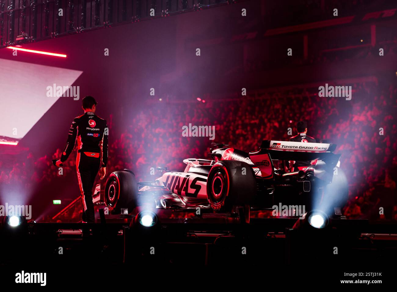 London, United Kingdom, February 18, 2025, Haas F1 Team VF-25 livery ...