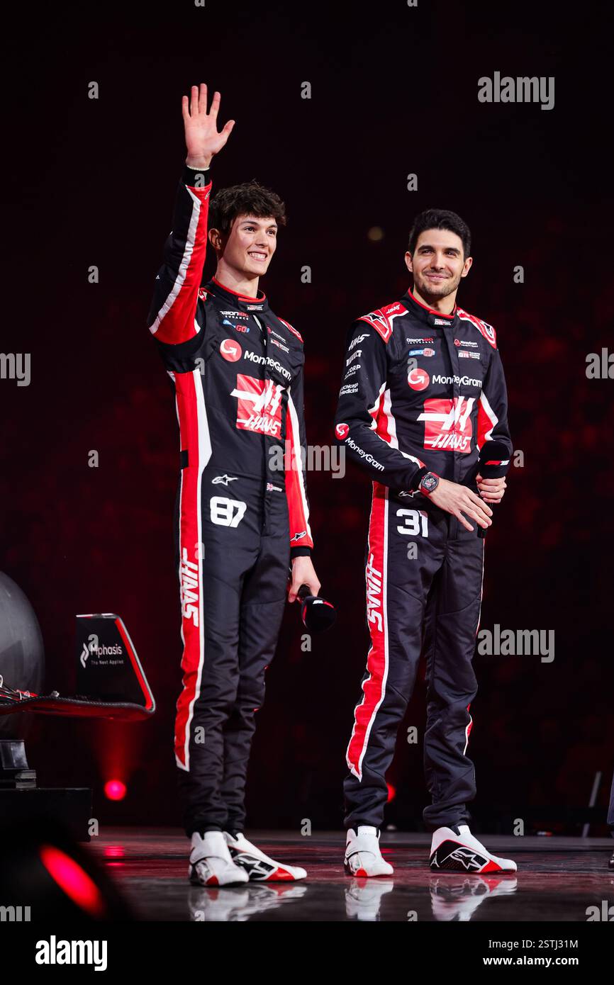 Haas F1 Team VF-25 livery reveal with BEARMAN 'Ollie' Oliver (gbr ...