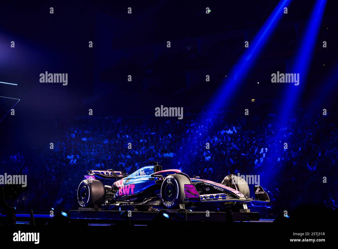London, United Kingdom, February 18, 2025, Alpine F1 Team A525 livery ...