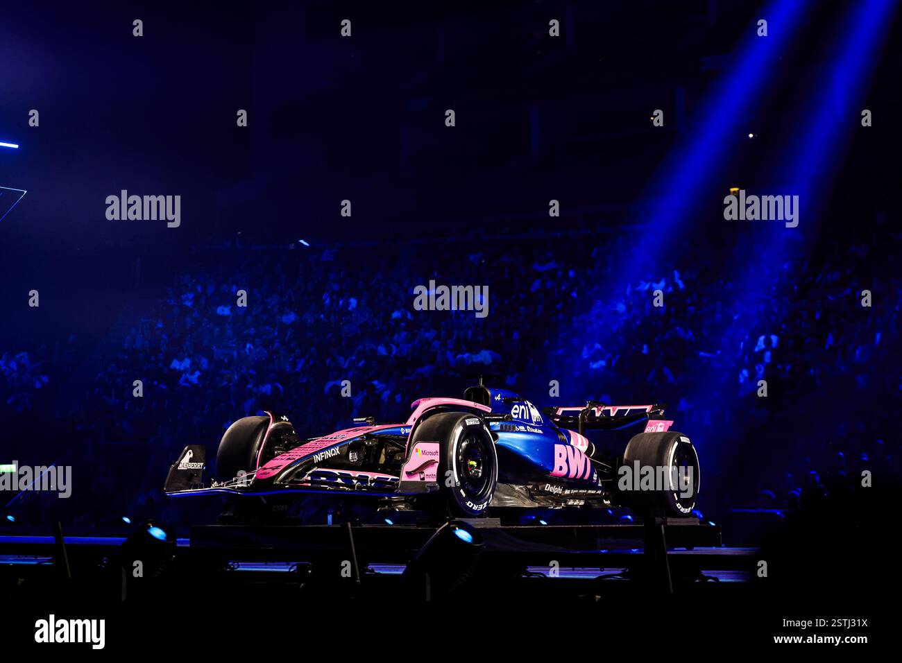 London, United Kingdom, February 18, 2025, Alpine F1 Team A525 livery ...