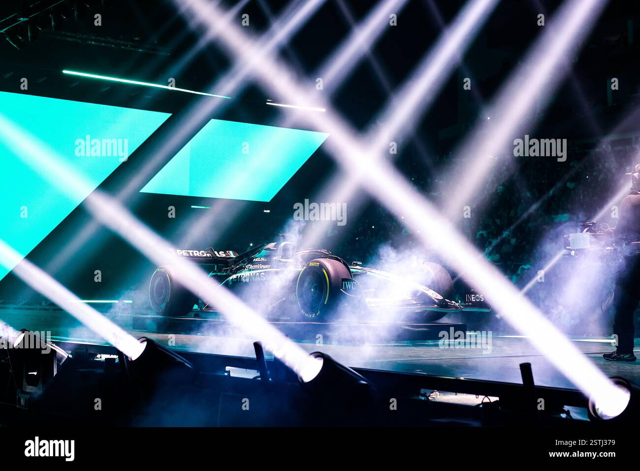 London, United Kingdom, February 18, 2025, Mercedes AMG F1 Team W16 ...