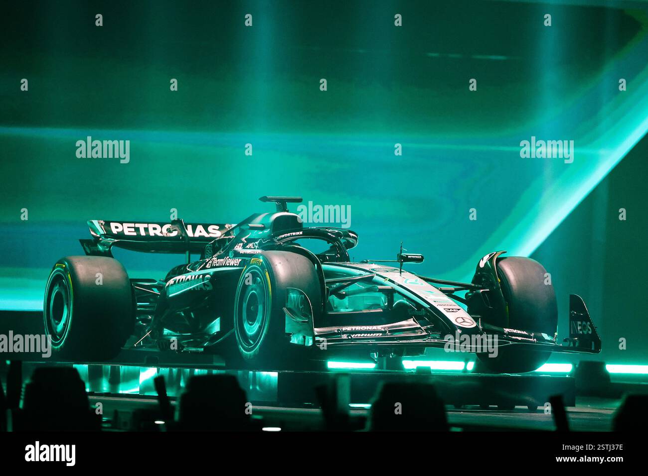 London, United Kingdom, February 18, 2025, Mercedes AMG F1 Team W16 ...