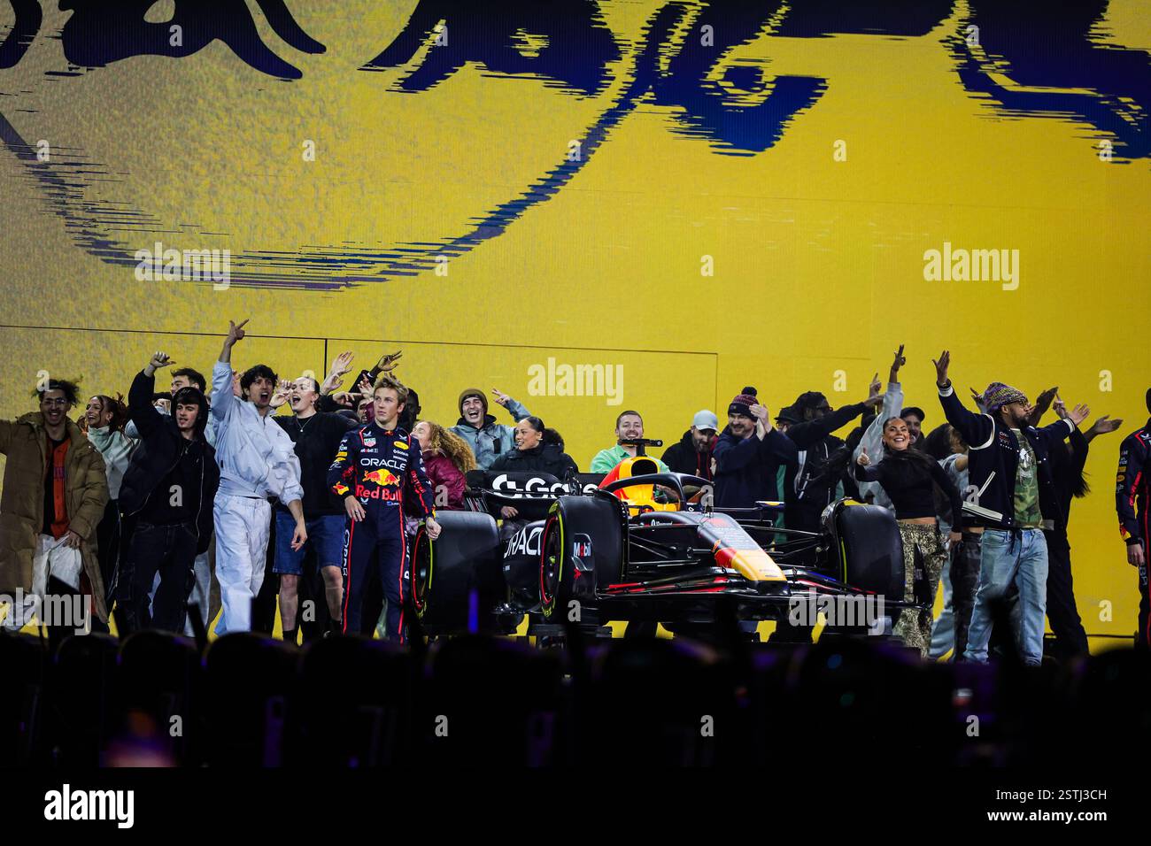 Red Bull Racing RB21 livery reveal with LAWSON Liam (nzl), Red Bull ...