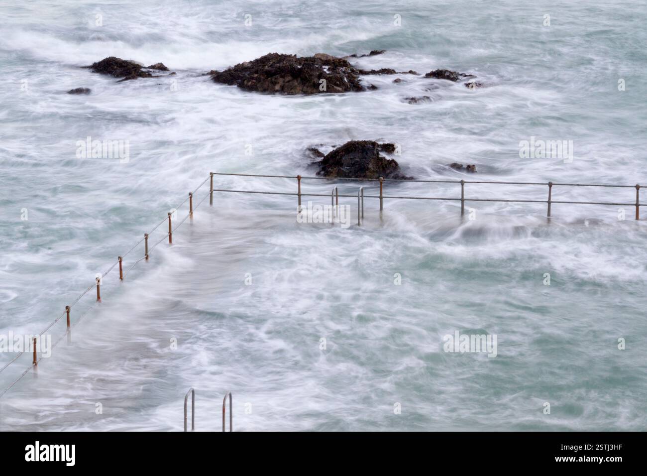 Natural Pool in Guernsey, Channel Islands Stock Photo - Alamy