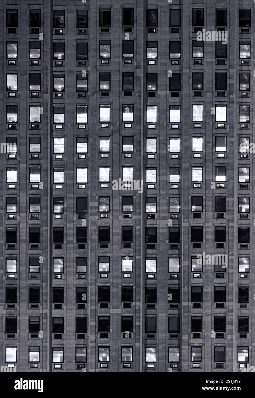 Windows on a hight office building Stock Photo - Alamy