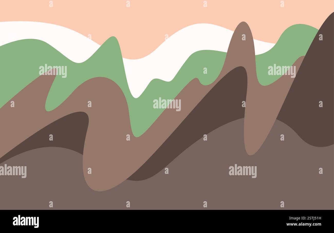 Simple Abstract Mountain Background Vector Stock Vector Image & Art - Alamy