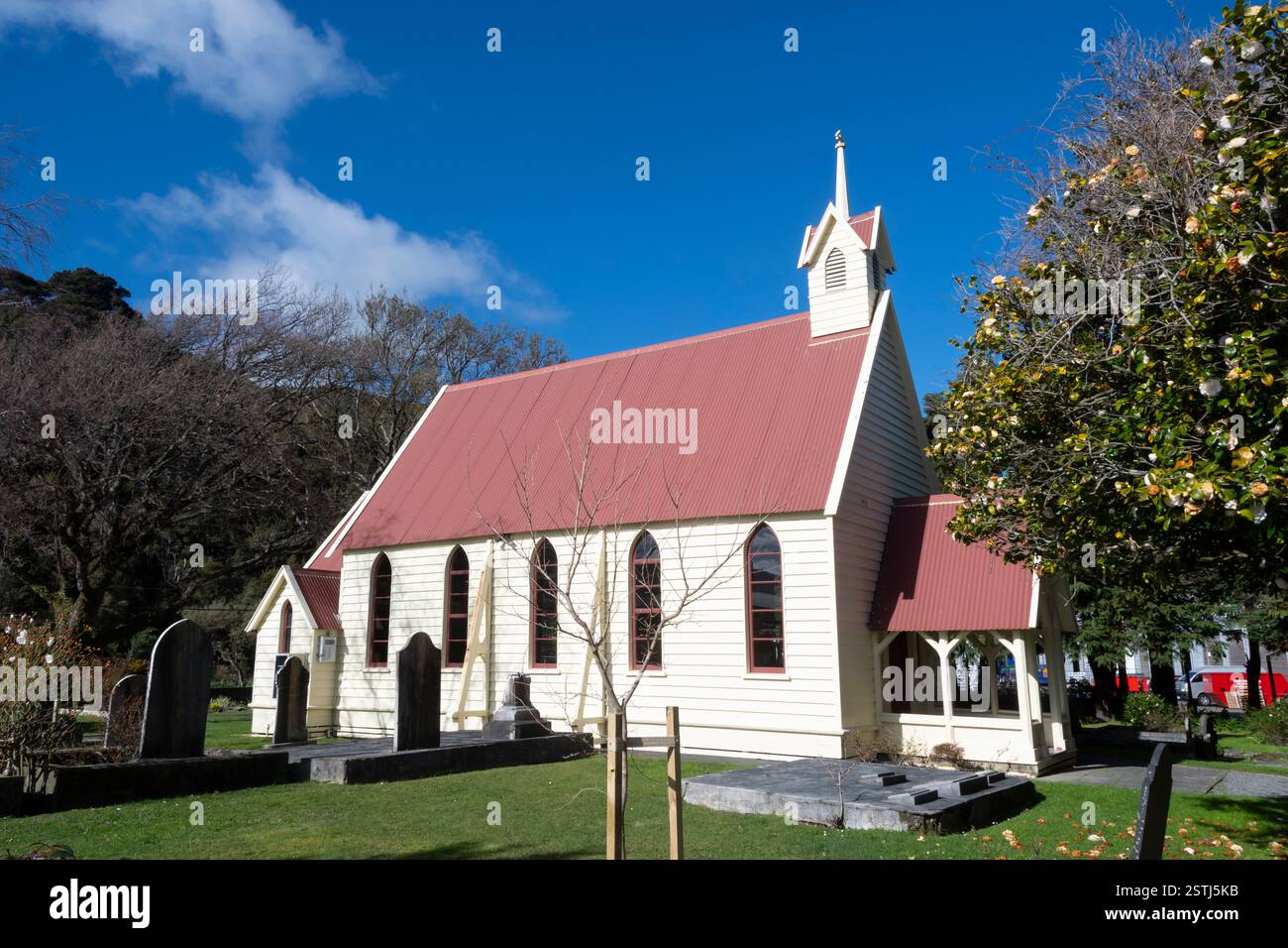 Christ Church, Wellingtons oldest church, built in 1854, Taita, Hutt ...