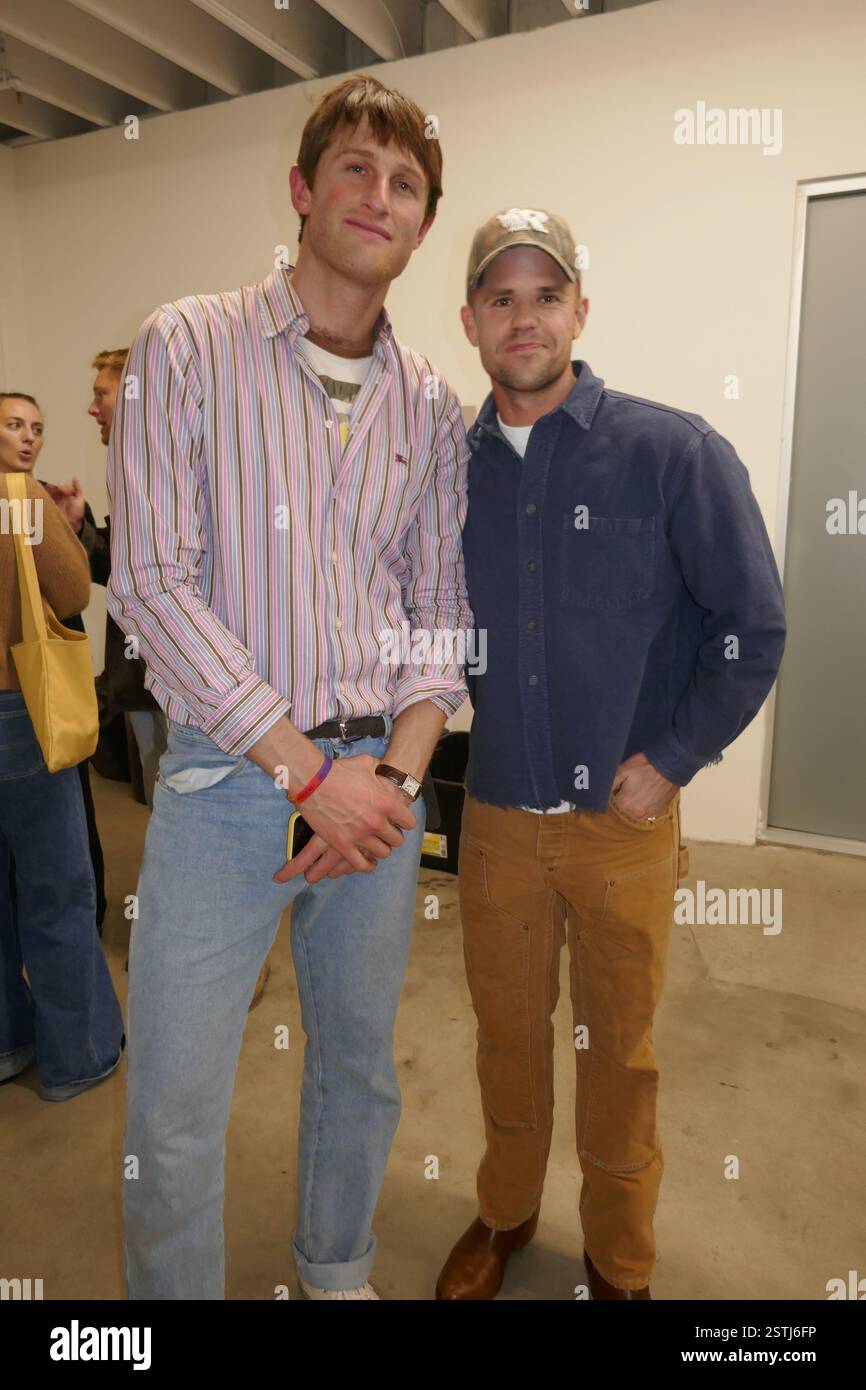 Los Angeles, California, USA 18th February 2025 (L-R) Noah Ruttenberg ...