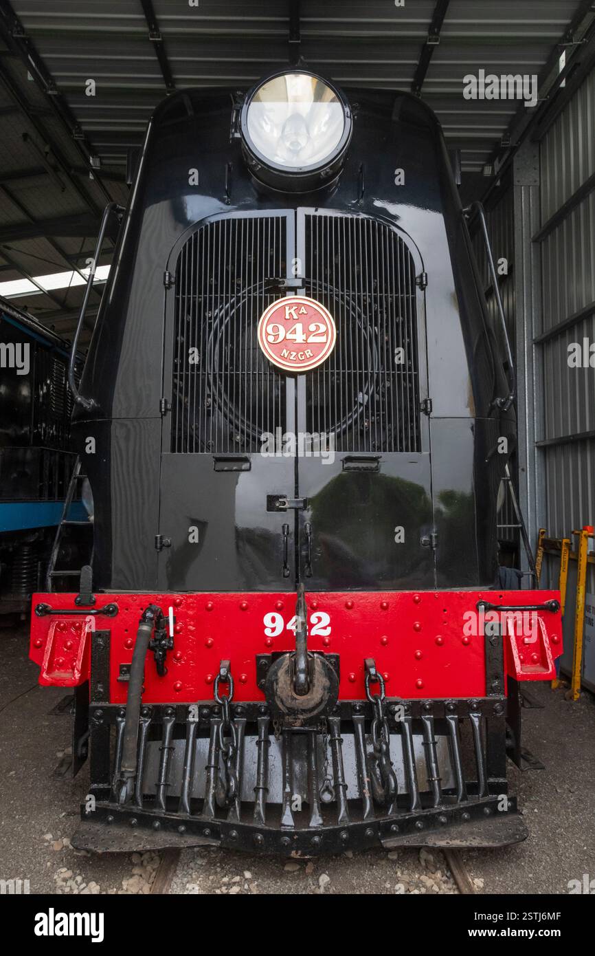 Streamlined Ka class steam locomotive, 942, at Mainline Steam ...