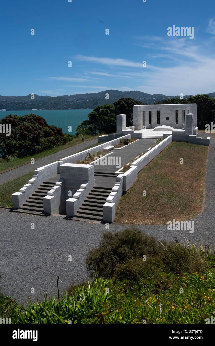 Massey Memorial, Miramar, Wellington, North Island, New Zealand Stock ...
