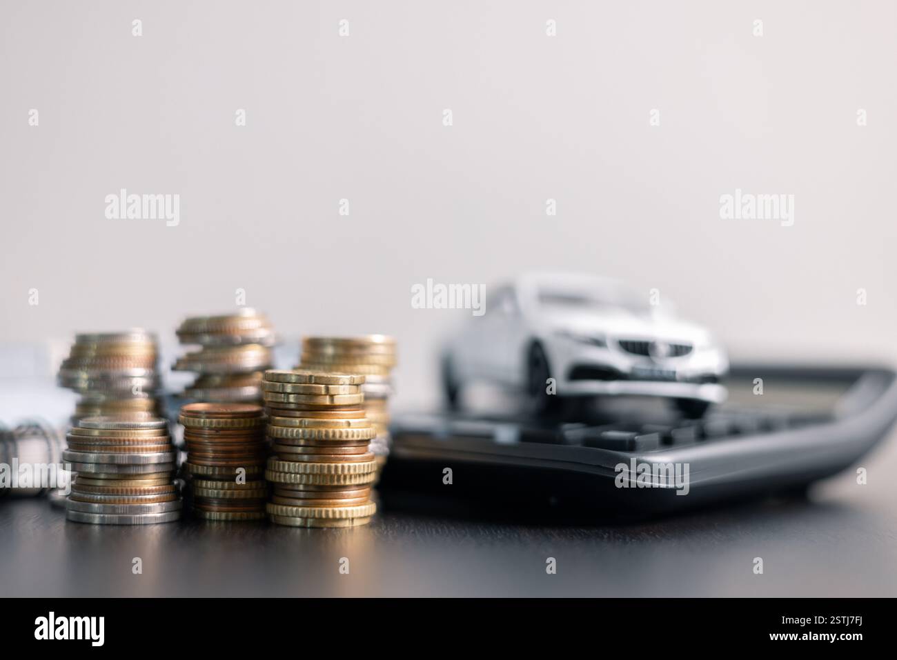 Business car concept growth involves strategic financial management ...