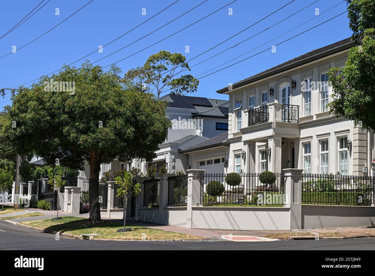 Street scene in Cooper Place, Beaumont, Adelaide, Wednesday, February ...