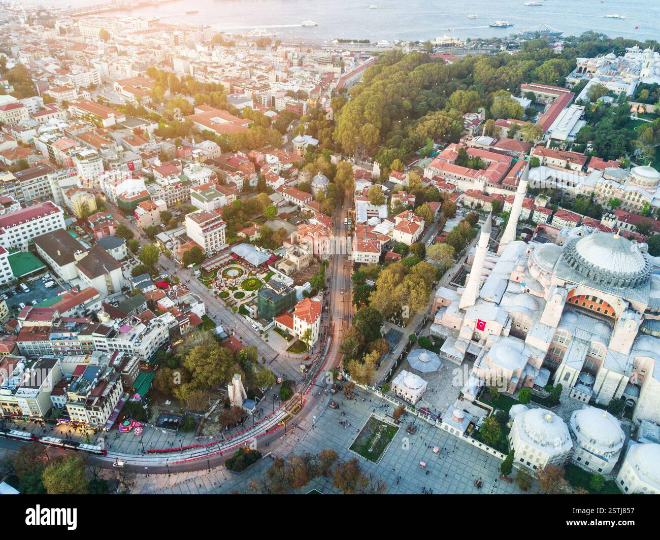 Aerial drone footage sunset hi-res stock photography and images - Alamy