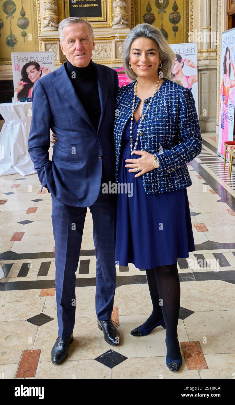 Vienna, Austria. 18th Feb, 2025. GW Cosmetics launch event ...