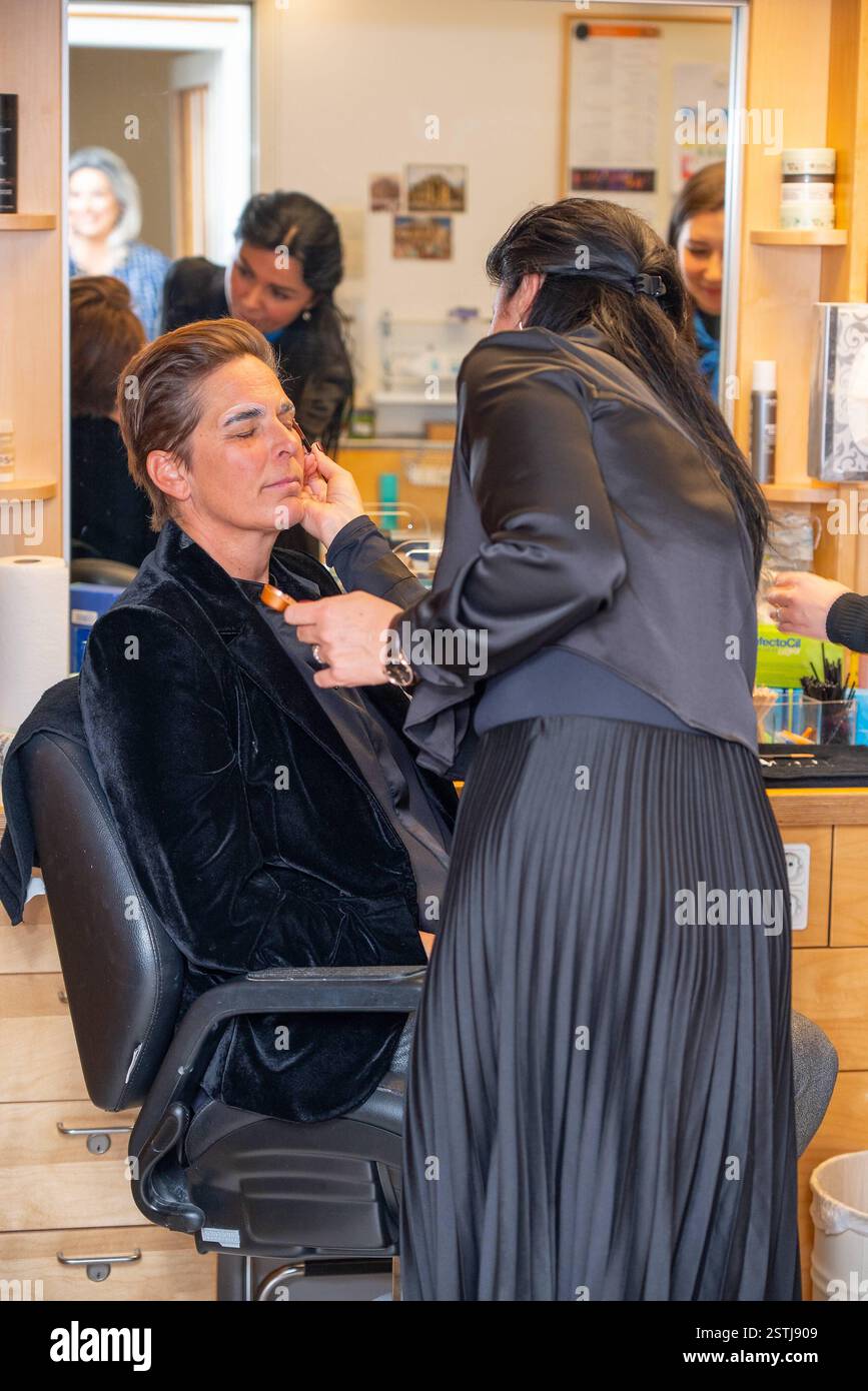 Vienna, Austria. 18th Feb, 2025. GW Cosmetics launch event ...