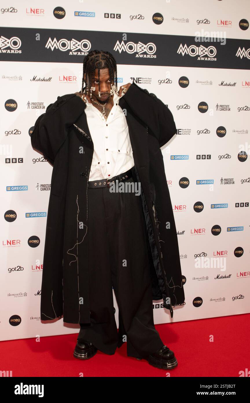 Newcastle, United Kingdom. 18th February 2025. Native James on the red ...