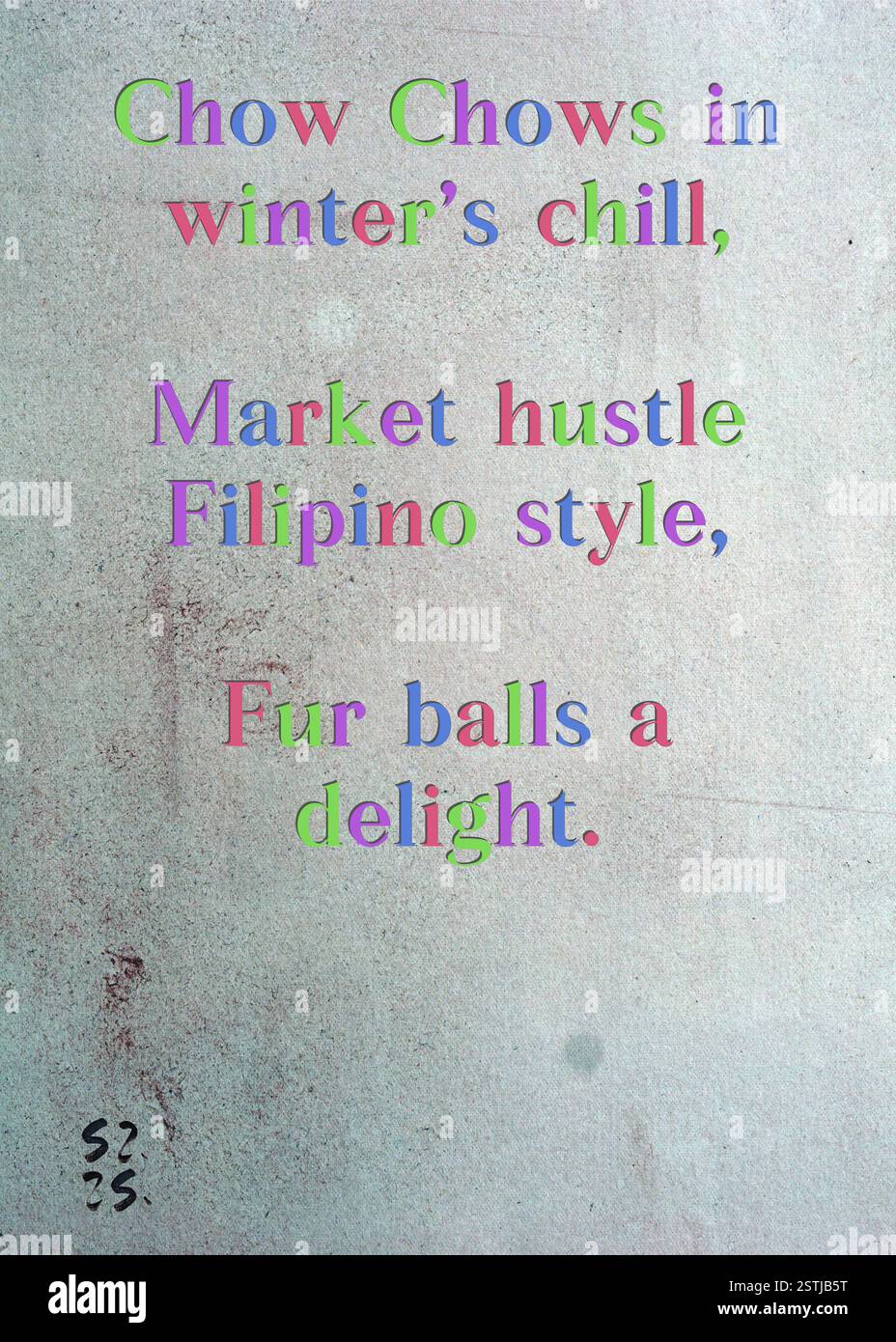 Chow Chows in winter's chill, Market hustle Filipino style, Fur balls a ...