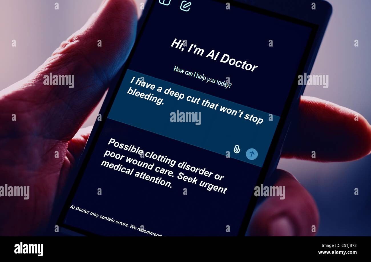 Artificial Intelligence-Based Healthcare Mobile App I have a deep cut ...