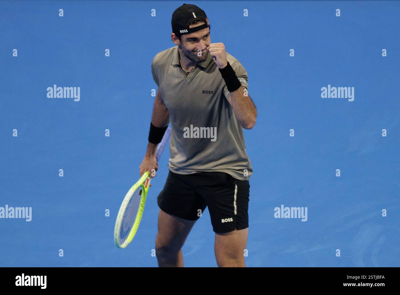 Doha, Qatar. 18th Feb, 2025. Matteo Berrettini of Italy during the 2025 ...
