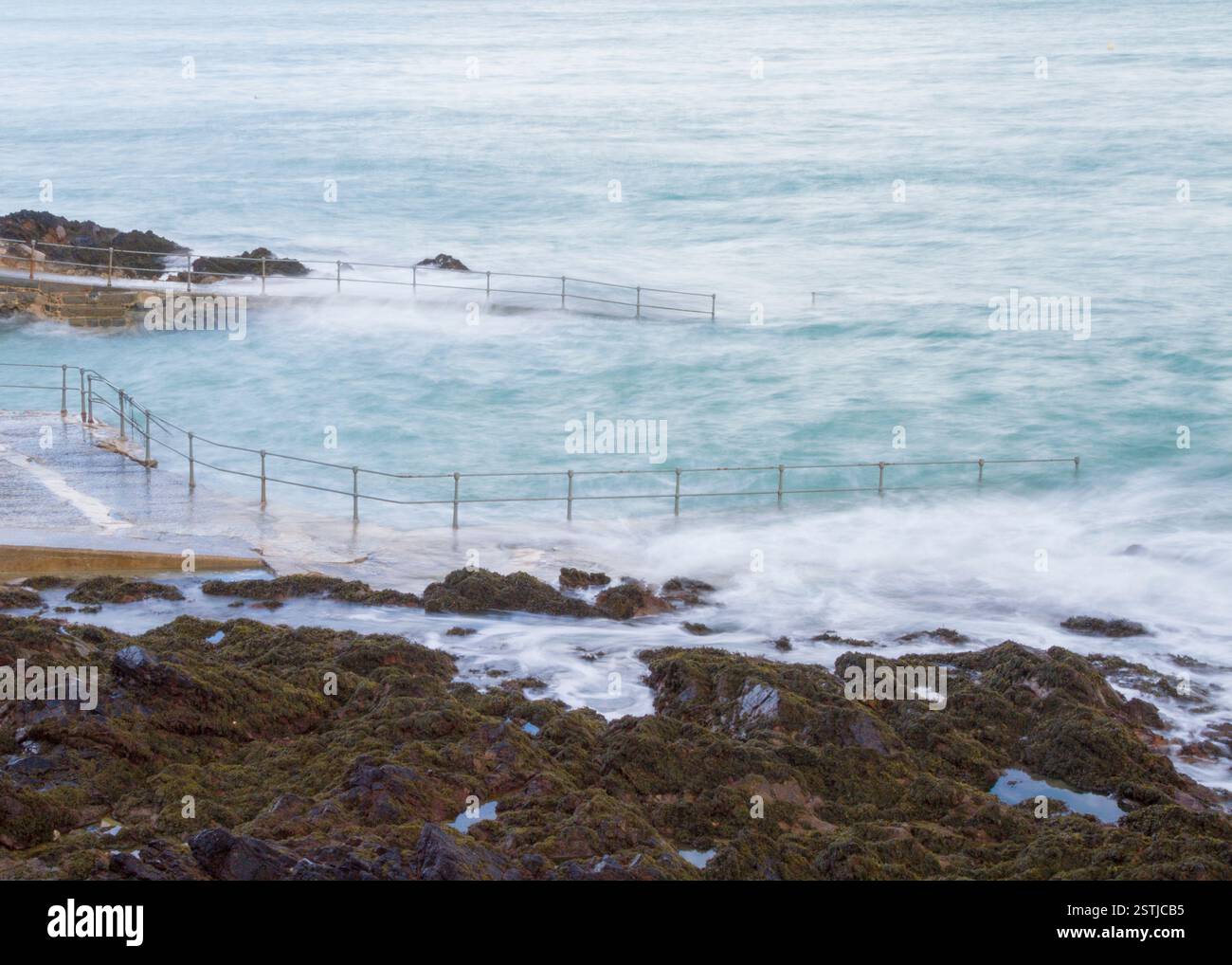 Natural Pool in Guernsey Stock Photo - Alamy