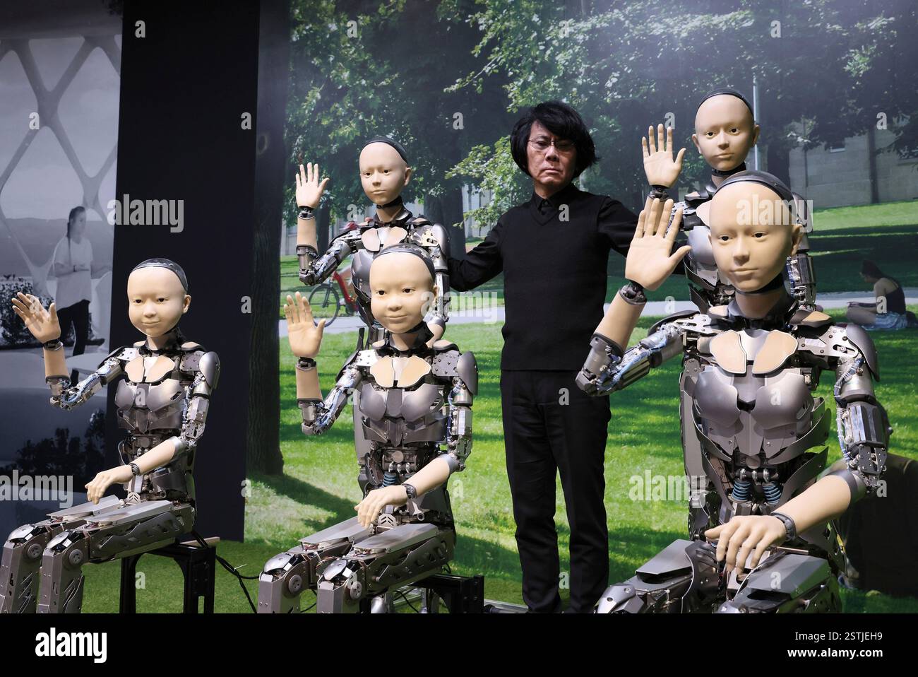 A pavilion produced by Hiroshi Ishiguro, Japanese roboticist and ...