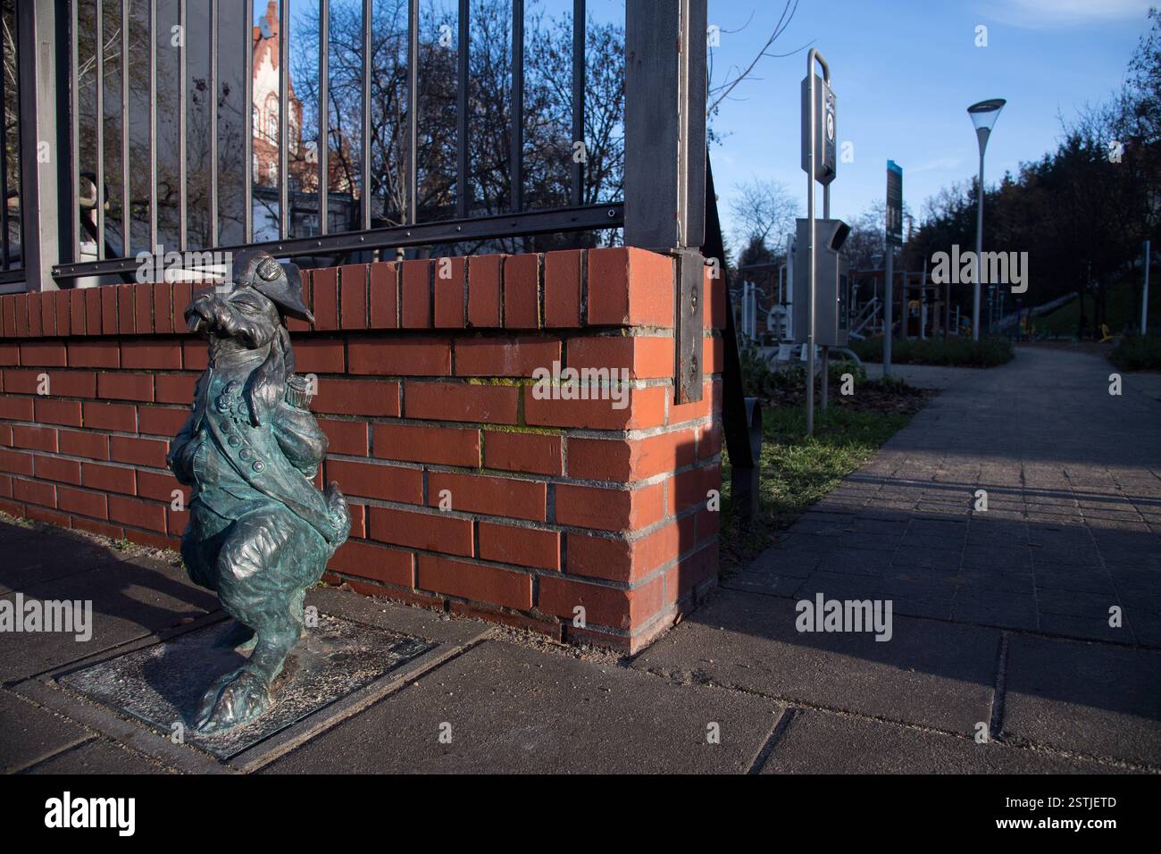 Rabbit the Napoleon, one of 15 sculptures of rabbits, on a Royal Trail ...