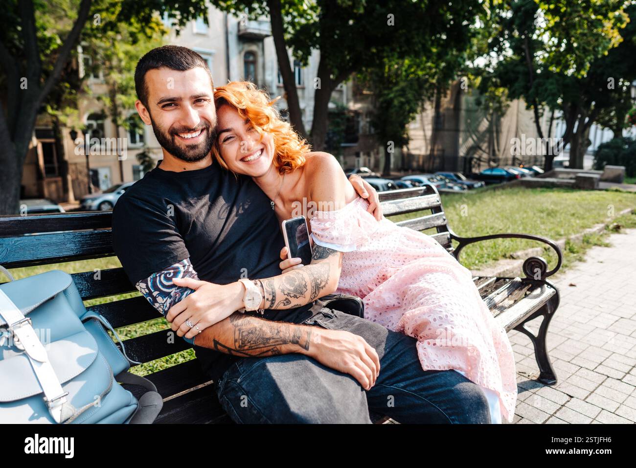 Teenager hugging man hi-res stock photography and images - Alamy