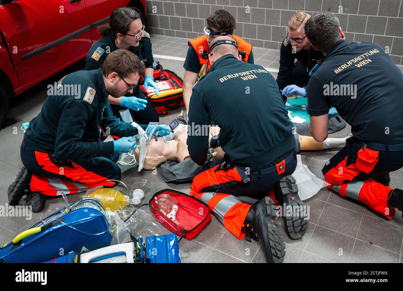 As part of an exercise on Monday, February 17, 2025, in Vienna, Austria ...