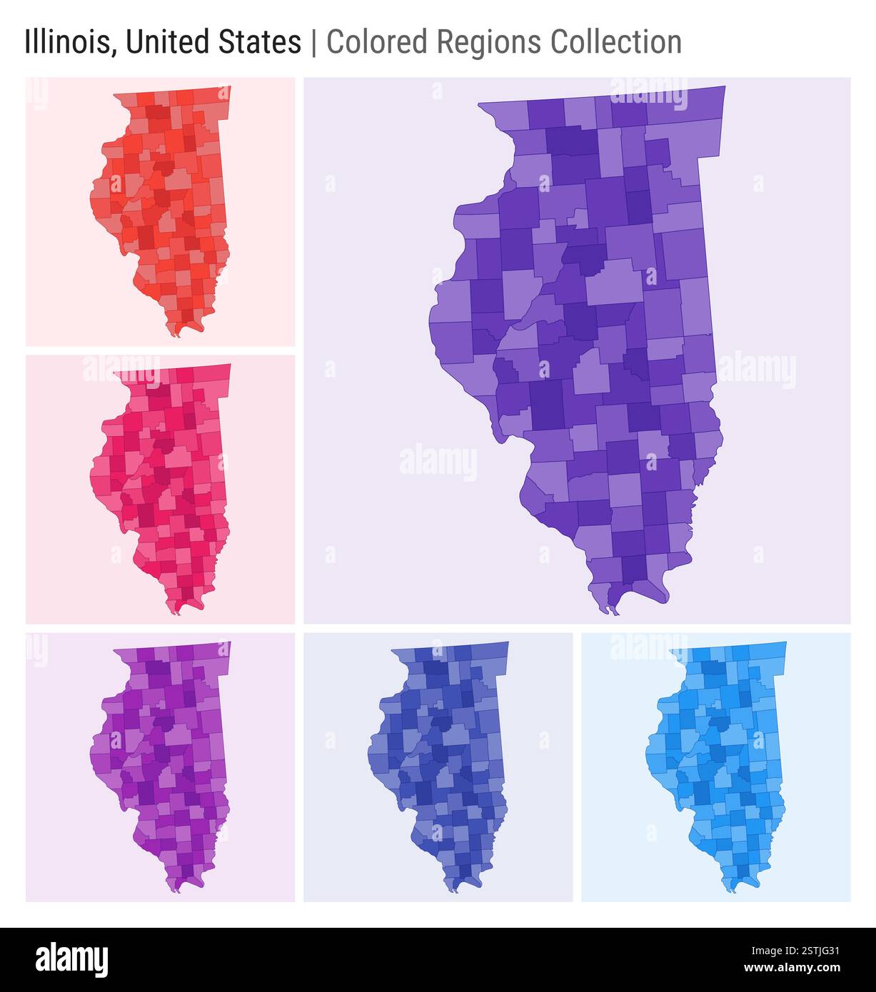 Deep purple color palette Cut Out Stock Images & Pictures - Alamy