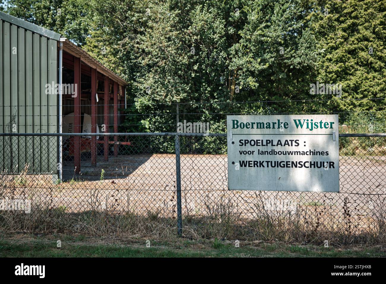 August 2023 - Wijster, Netherlands: Historical Boermarke site for ...