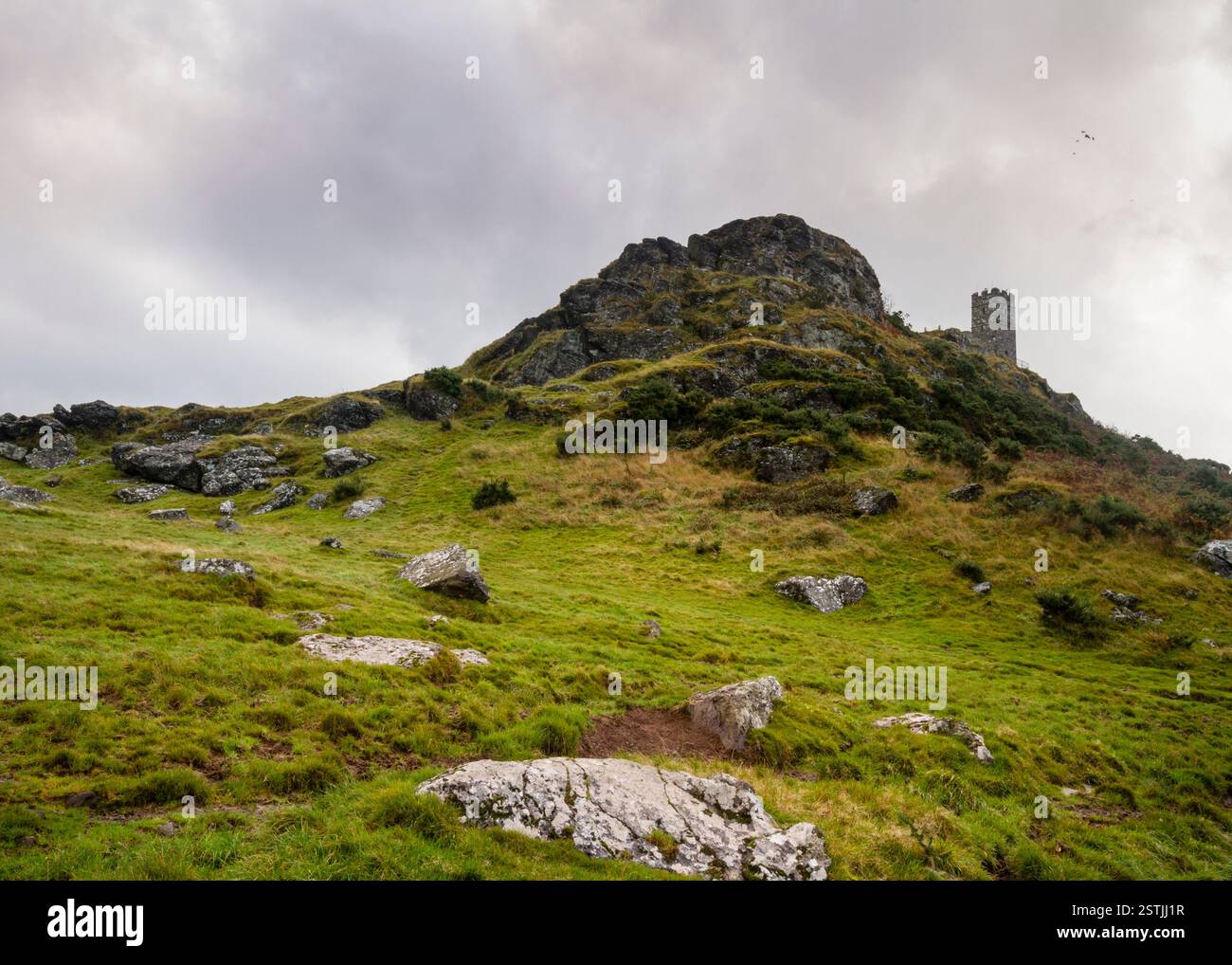 Brentor Church Devon Uk Stock Photo - Alamy