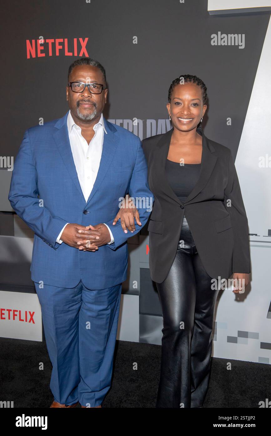 New York, United States. 18th Feb, 2025. (L-R) Wendell Pierce and Erika ...