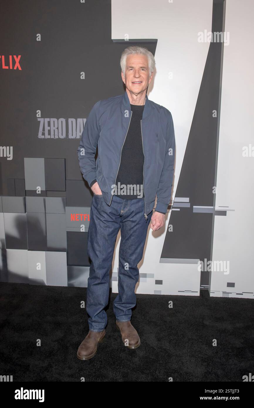 New York, United States. 18th Feb, 2025. Matthew Modine attends Netflix ...