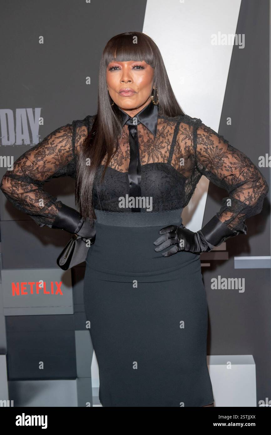 New York, United States. 18th Feb, 2025. Angela Bassett attends Netflix ...