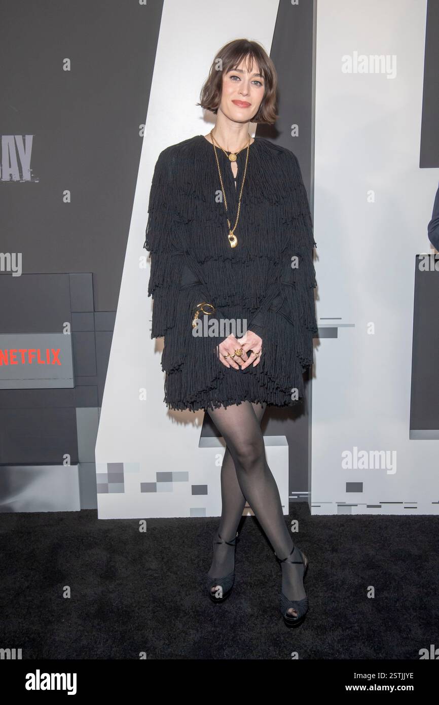 New York, United States. 18th Feb, 2025. Lizzy Caplan attends Netflix's ...