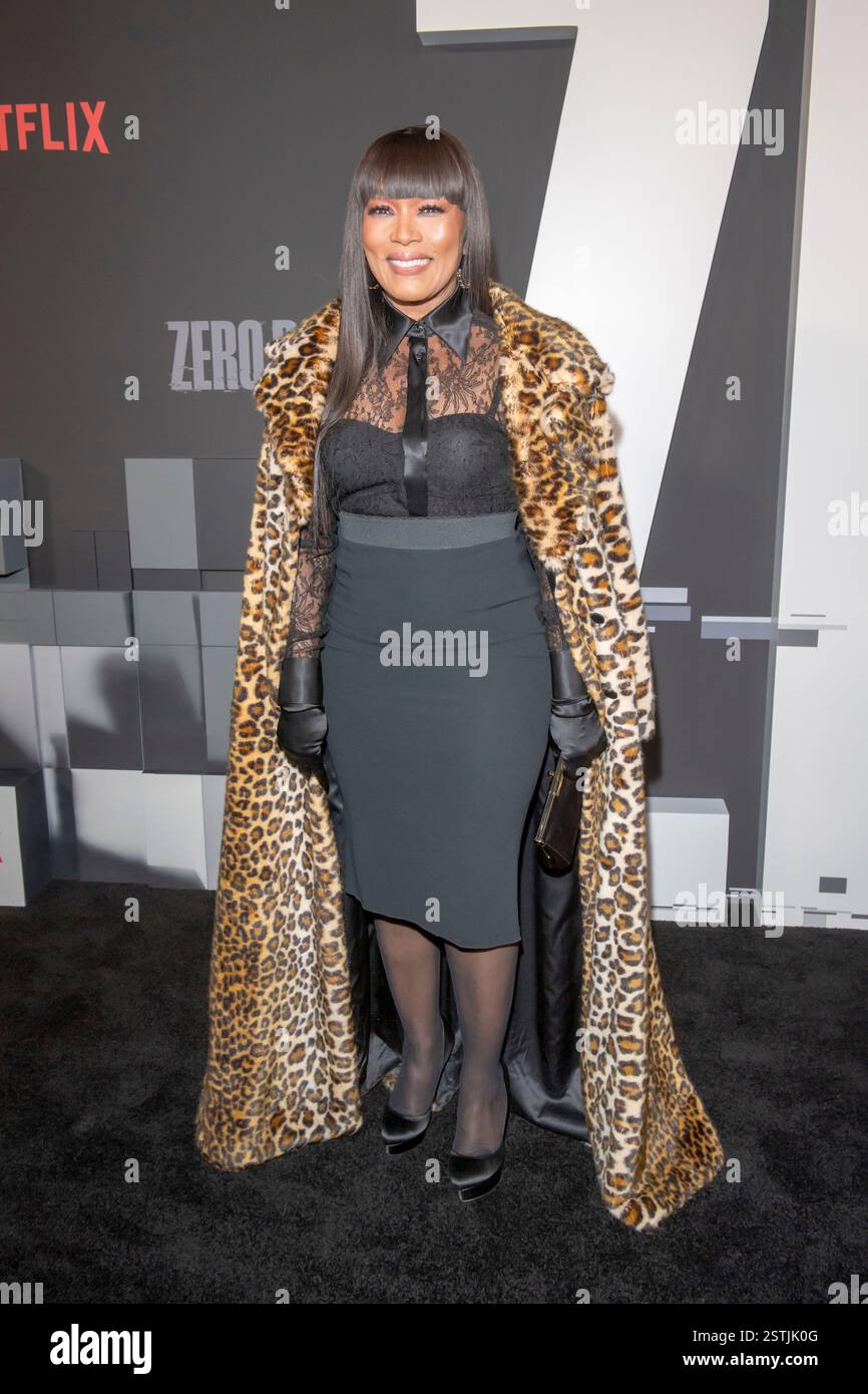 New York, United States. 18th Feb, 2025. Angela Bassett attends Netflix ...