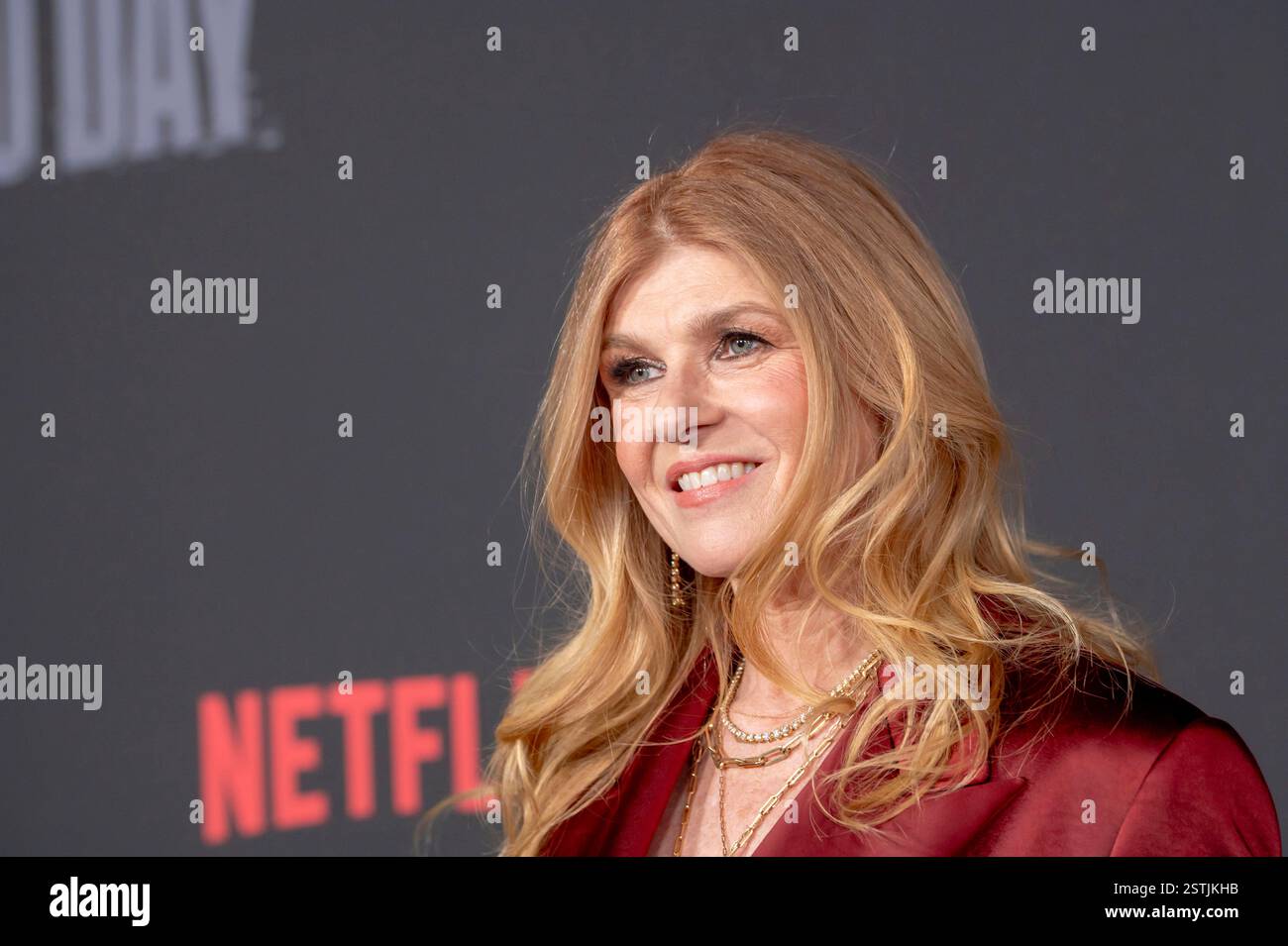 New York, United States. 18th Feb, 2025. Connie Britton attends Netflix ...