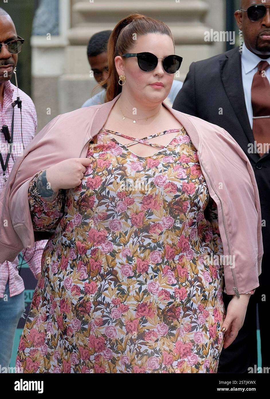 Tess Holliday made an appearance at Build Series on September 20 2017 ...