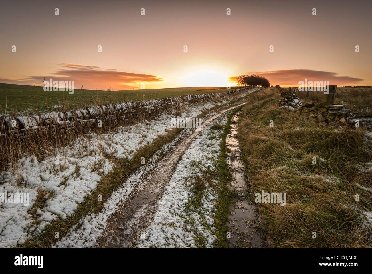 Beautiful snow fall uk hi-res stock photography and images - Alamy
